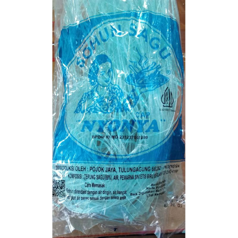 Jual SOHUN SAGU BIRU CAP NYONYA (80gr) | Shopee Indonesia