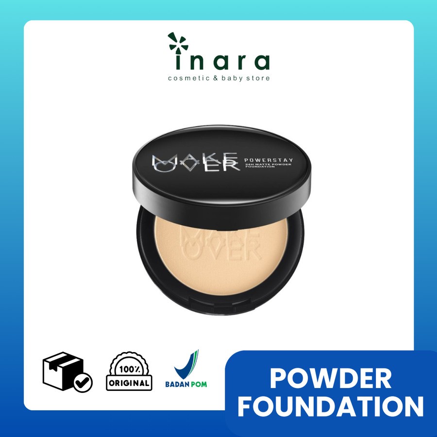 Jual MAKE OVER Powerstay 24H Matte Powder Foundation 10 g | Shopee ...