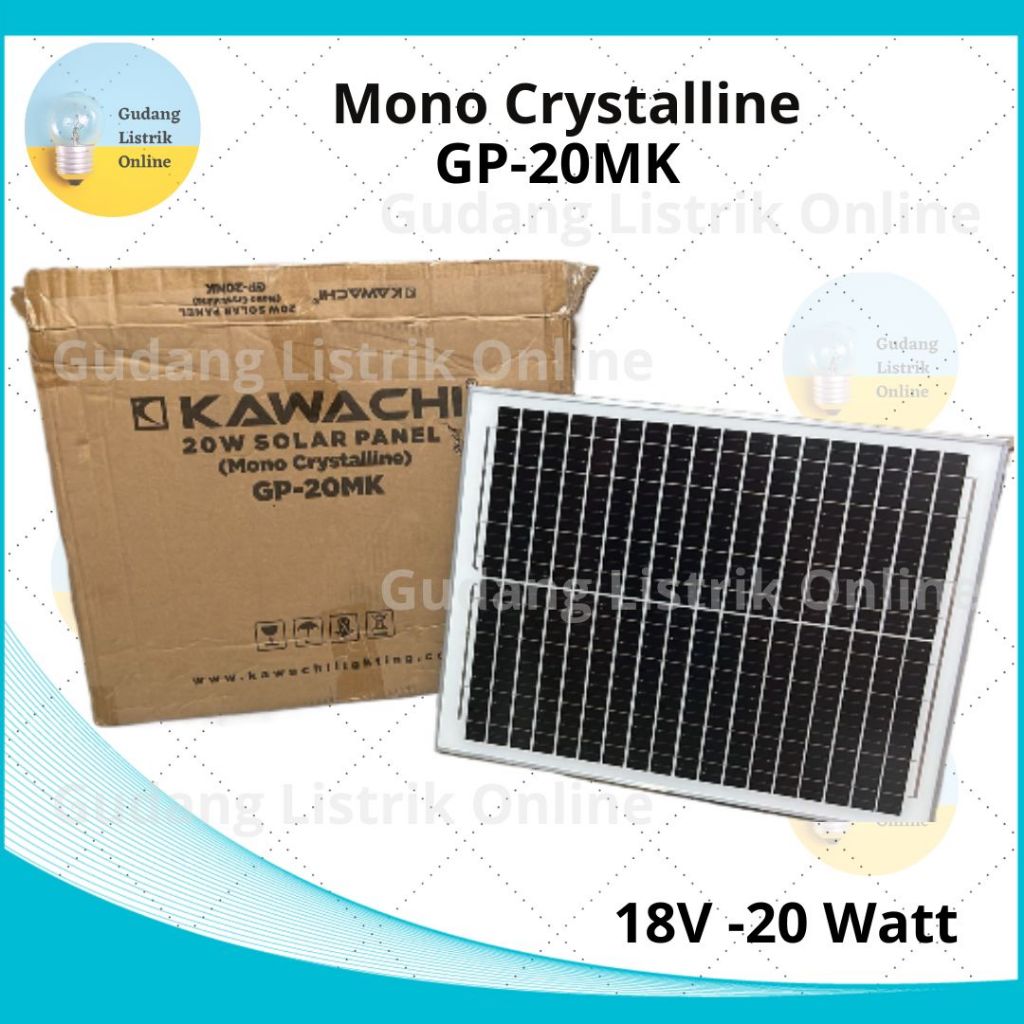 Jual SOLAR PANEL 20wp POLY CRYSTALLINE SOLAR CELL PANEL SURYA 20 WATT ...