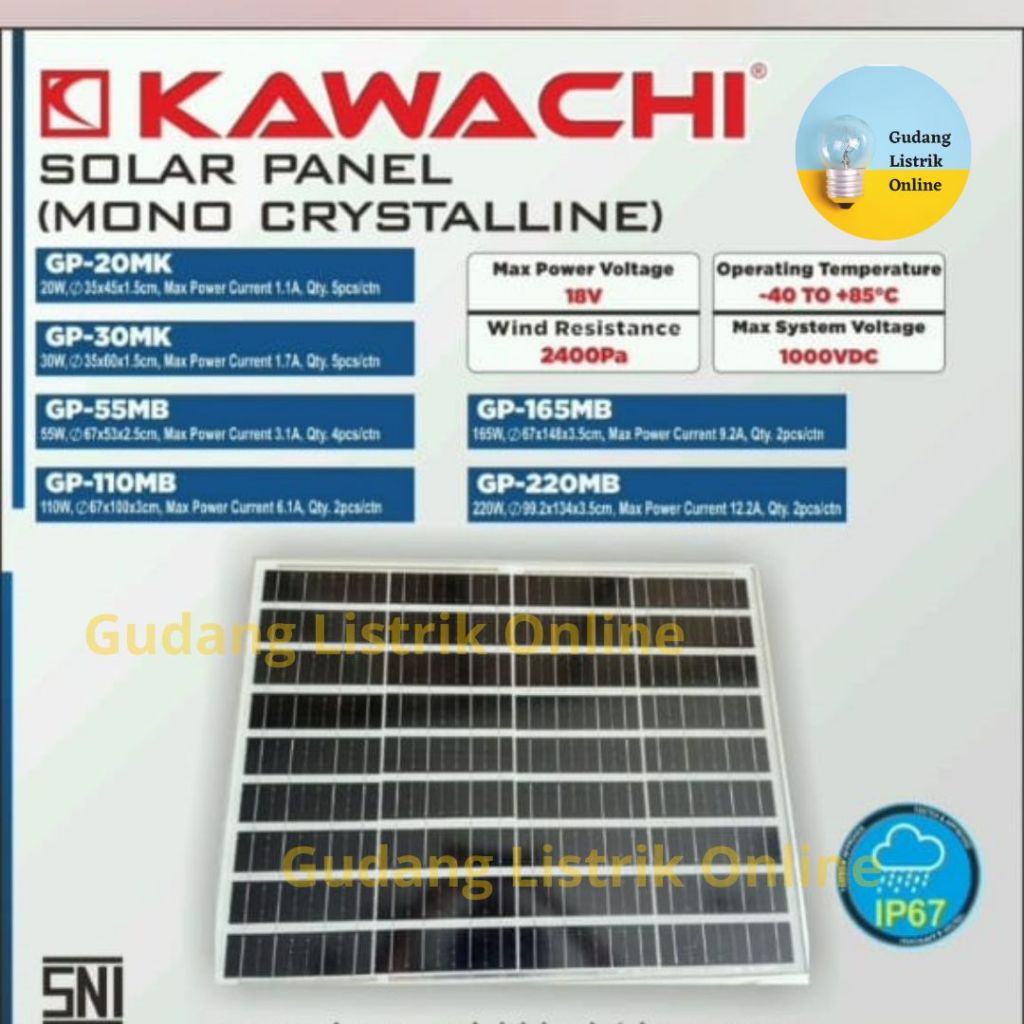 Jual SOLAR PANEL 20wp POLY CRYSTALLINE SOLAR CELL PANEL SURYA 20 WATT ...