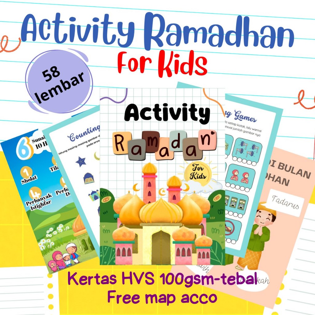 Jual Worksheet Activity Ramadhan Lembar Kerja Aktivitas Anak | Shopee ...