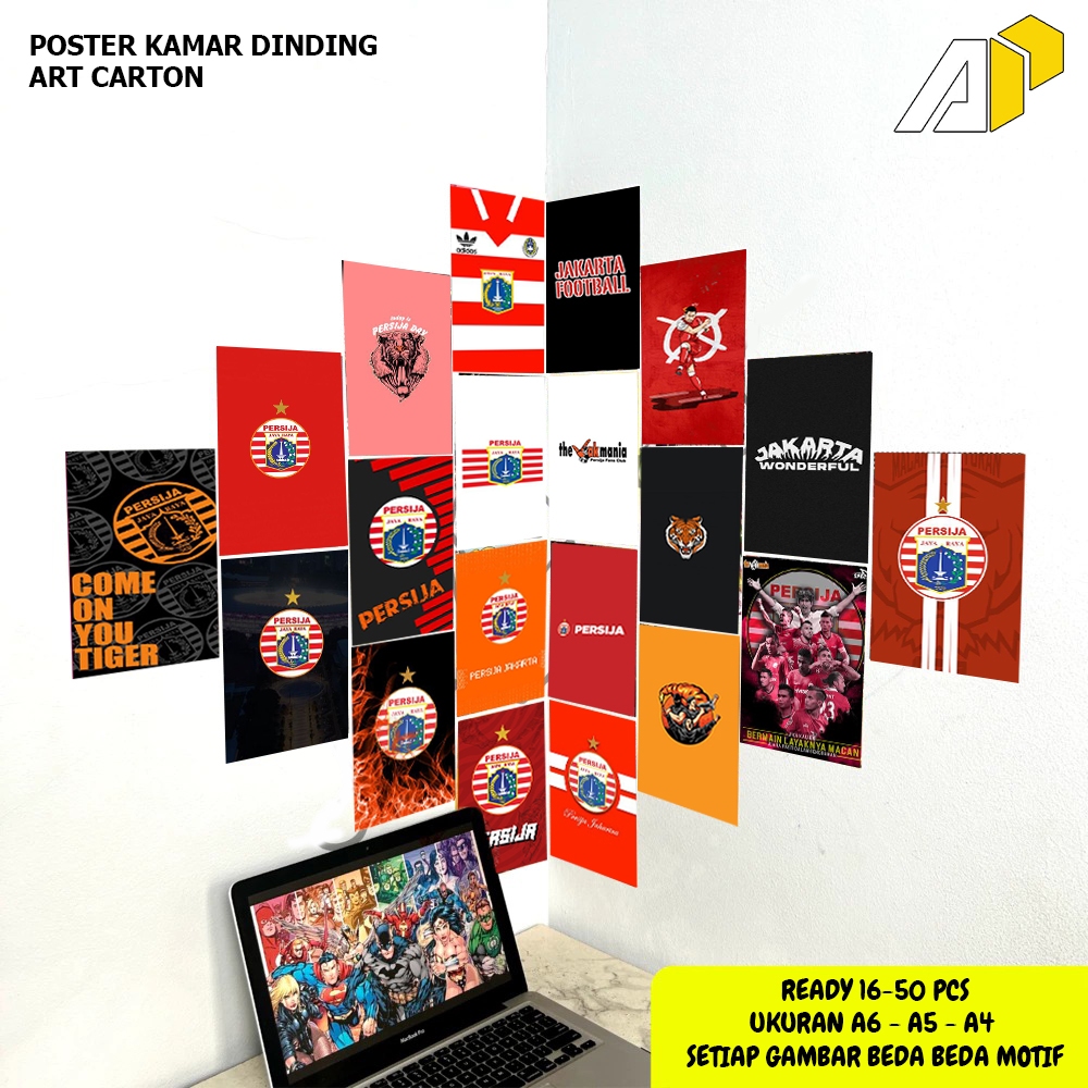 Jual Poster Dinding Kamar Gambar Persija jakarta / Poster Persija ...