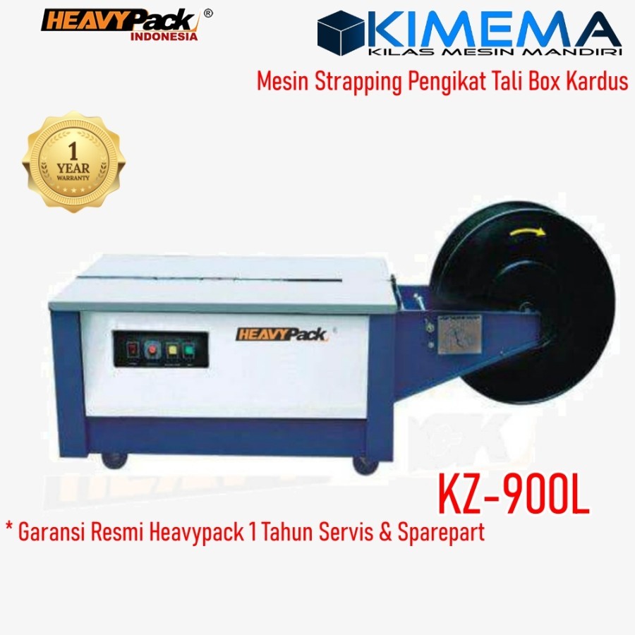 Jual Mesin Strapping Pengikat Tali Box Kardus HEAVYPACK KZ-900L ...