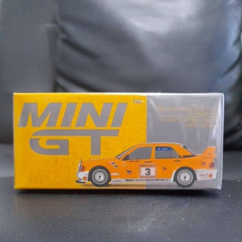 Jual MiniGT Mercedes Benz 190E Evo Camel 1990 Yellow Page | Shopee ...