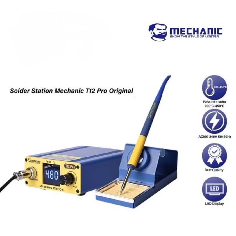 Jual Solder Station Mechanic T12 Pro T12Pro Original | Shopee Indonesia