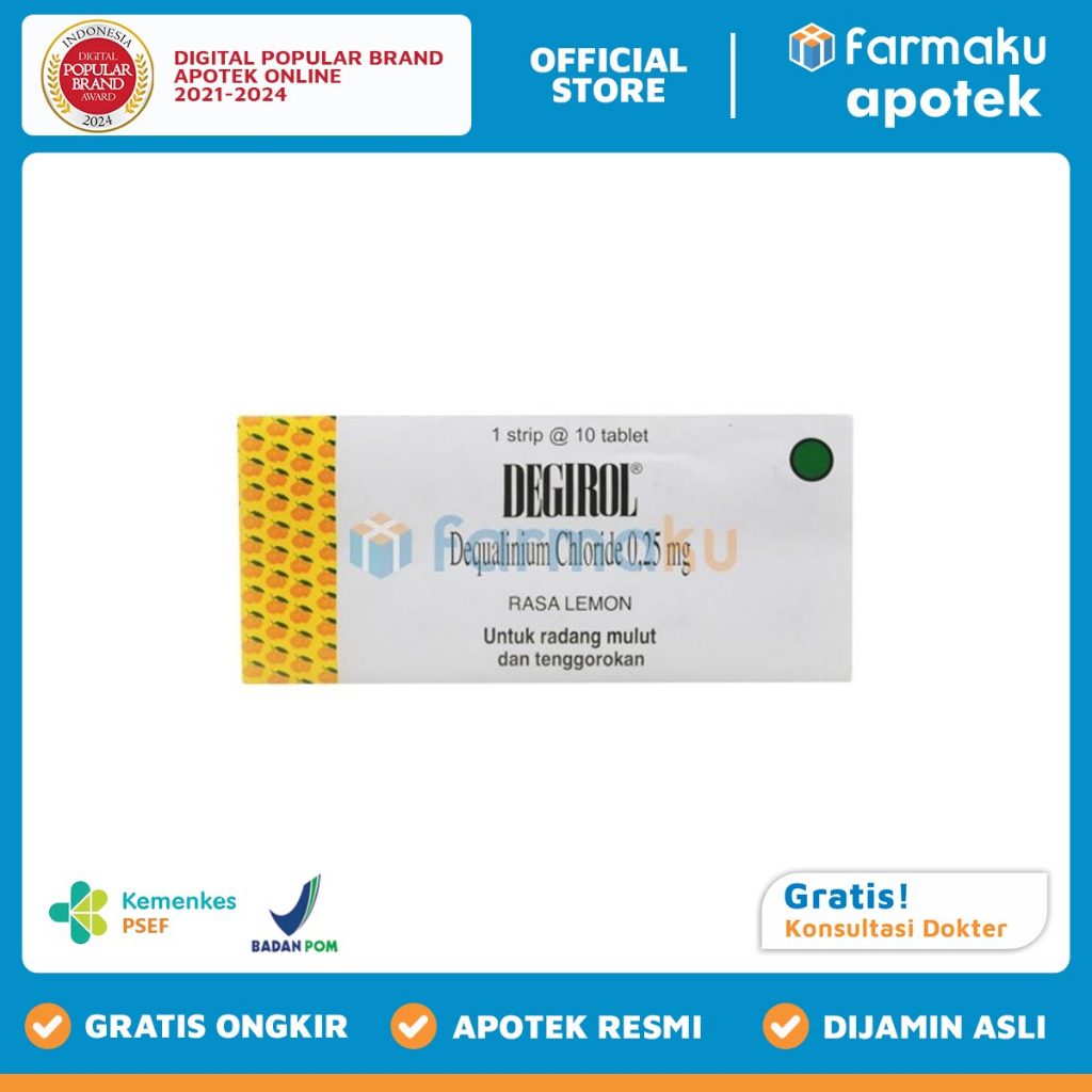 Jual Degirol Lozenges Strip 10 Tablet - BIN | Shopee Indonesia