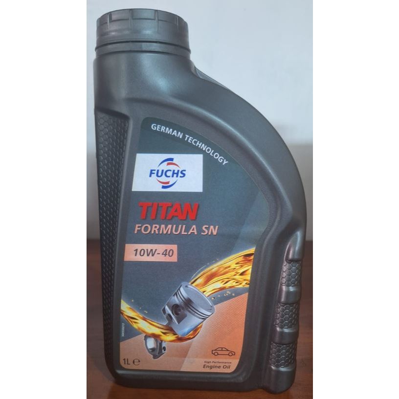Jual Fuchs Titan Formula SN 10W40 10w-40 German Technology 1 Liter ...
