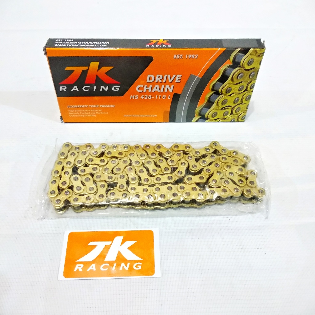 Jual Rantai TK Racing 428 HS 110 120 Gold Supra Jupiter Vega MX Revo ...