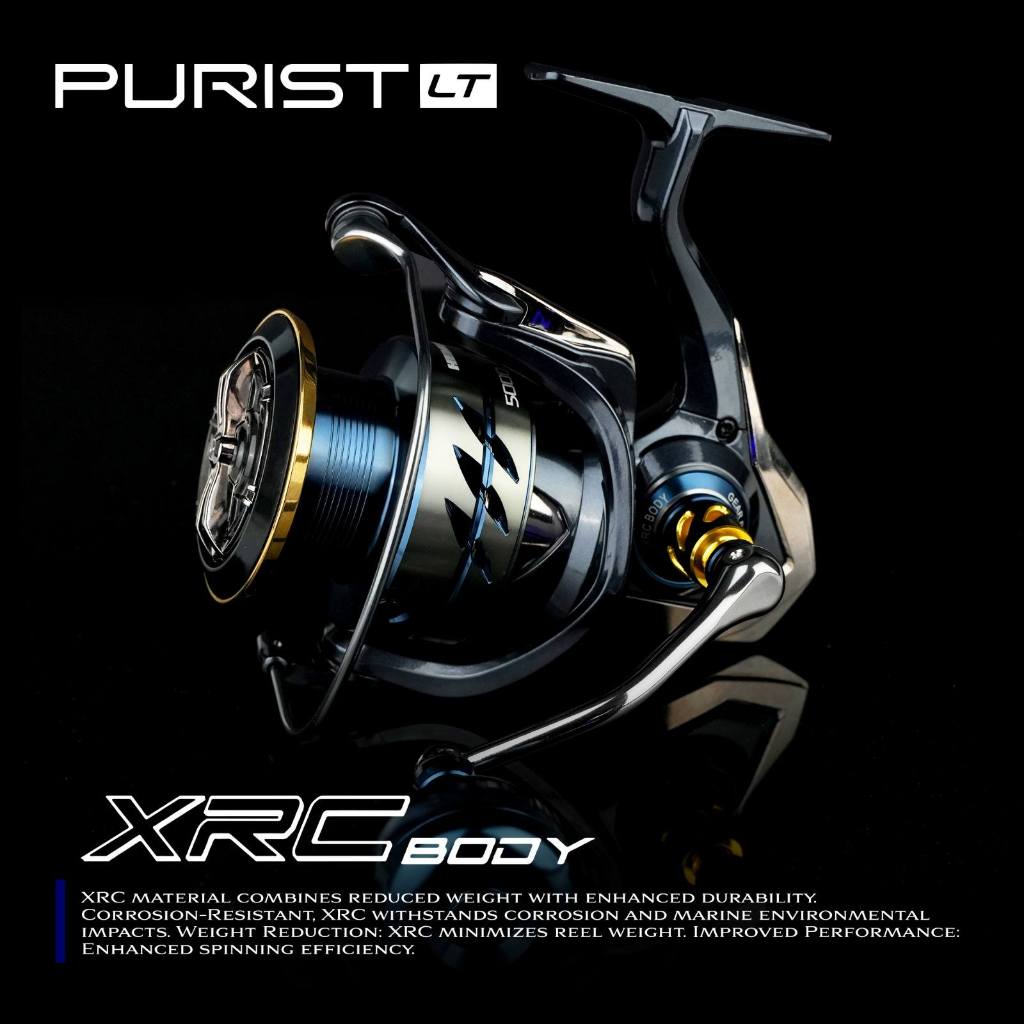 Jual Reel SPINNING HEMUS PURIST LT (POWER HANDLE) | Shopee Indonesia