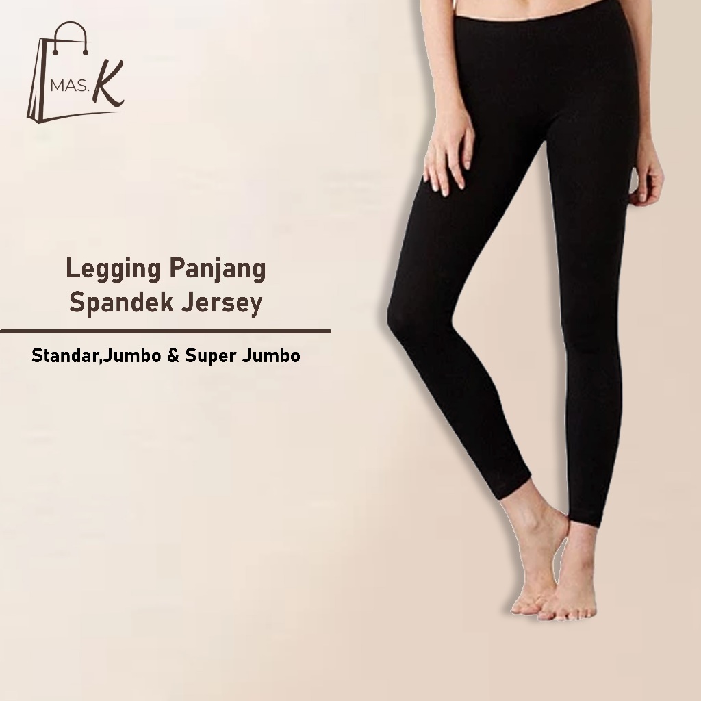 Jual Legging Panjang Spandek / Celana Legging Panjang Spandex / Legging Spandex Jersey / Celana ...