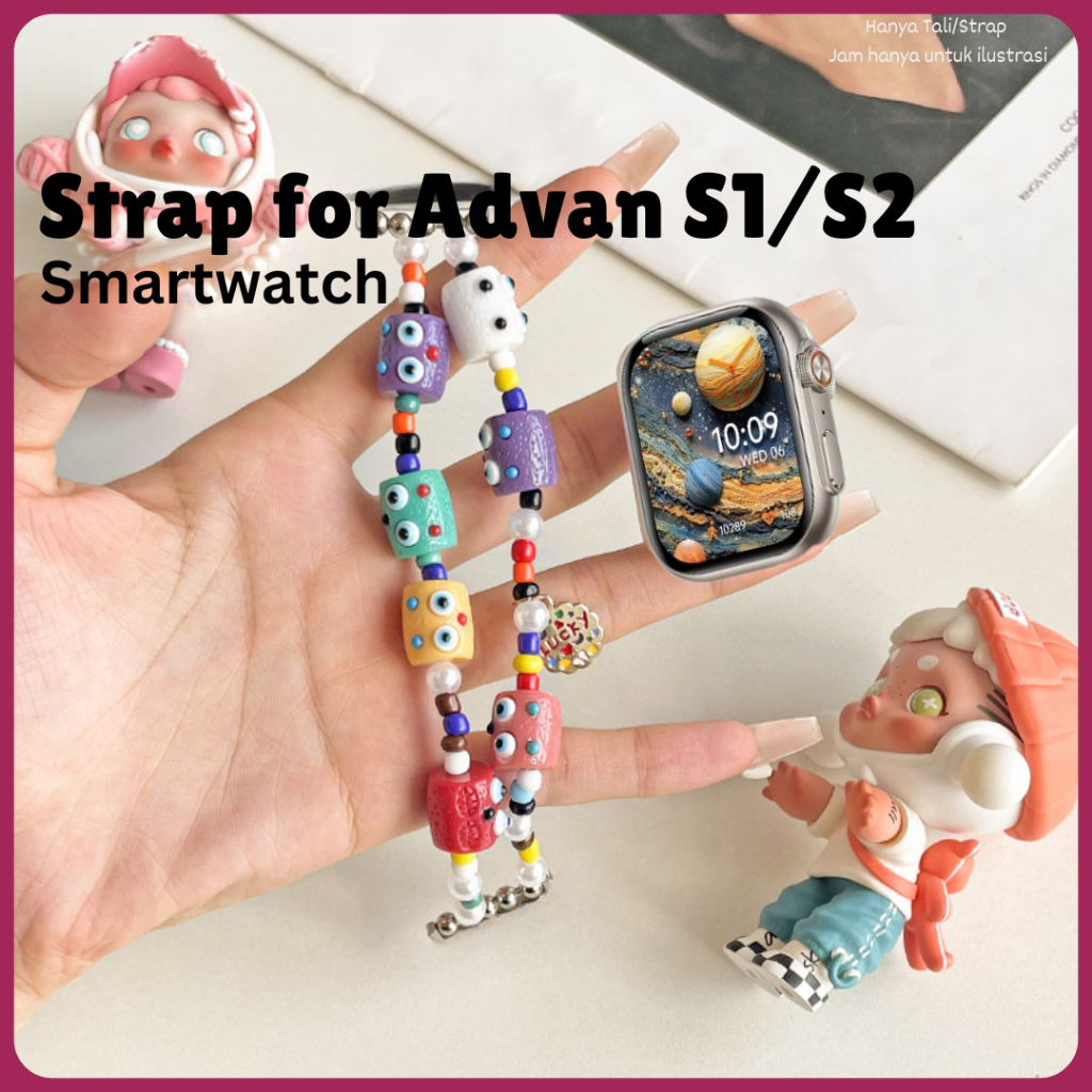 Jual Dopamin little monster Strap for ADVAN Smartwatch S1 S2 Pro SE1 ...