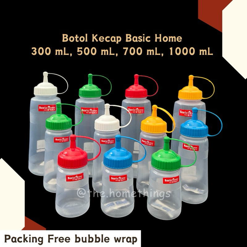Jual @the.homethings - BOTOL SAUS KECAP PLASTIK BASIC HOME LION STAR ...