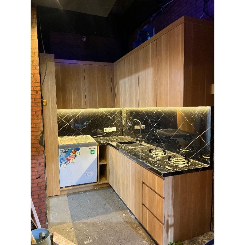 Jual Kitchen set custom | Kitchen set | Kitchen set minimalis HPL ...
