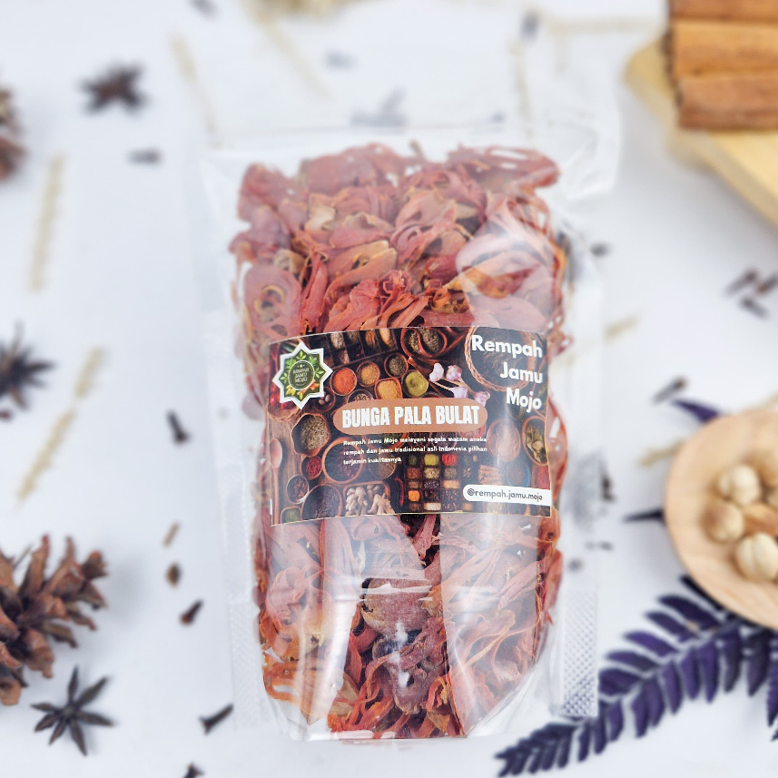 Jual Bunga Pala Bulat 100gr & 50gr // Fuli // Bunga Pala Original berat ...