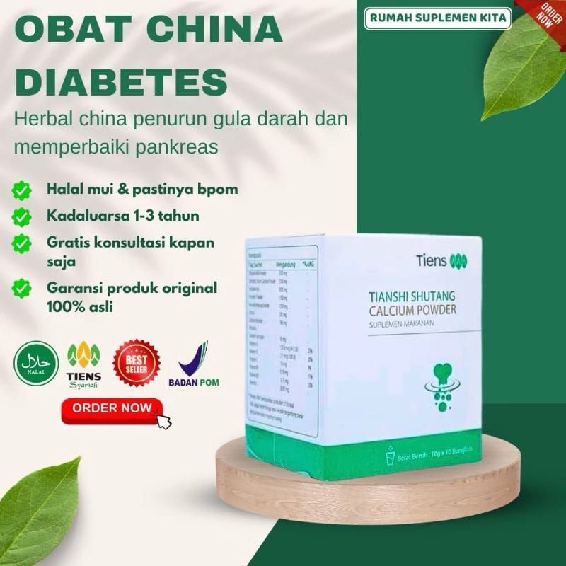 Jual Susu Tianshi Shutang Calsium Powder Tiens Diabetes Original 1 ...