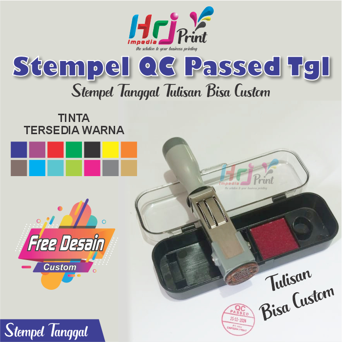 Jual Stempel QC Passed Tanggal | Stempel Tanggal Shiny QC Passed ...