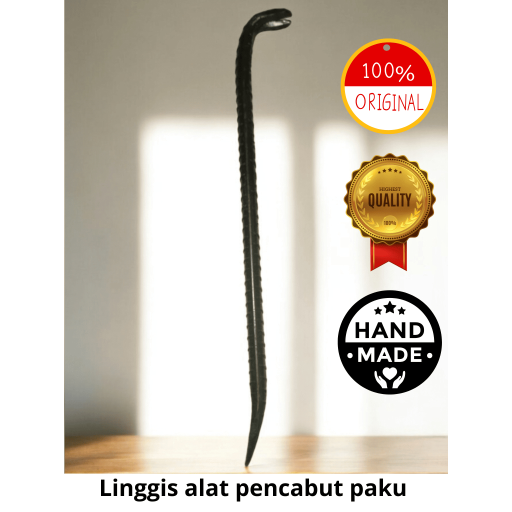 Jual Linggis cobra 50cm alat pencabut paku / lingis pencungkil paku ...