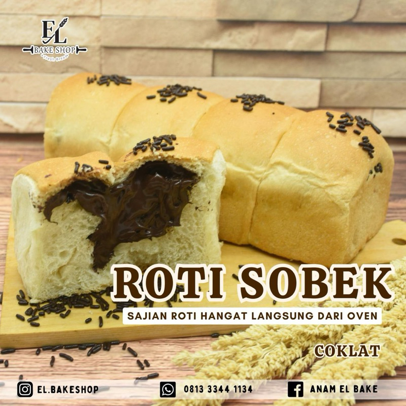 Jual ROTI SOBEK EL BAKE SHOP | Shopee Indonesia