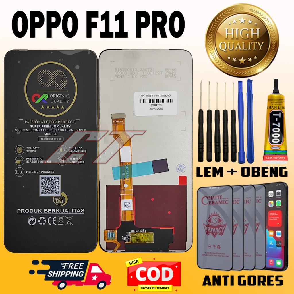 Jual LCD TOUCHSCREEN OPPO F11 PRO LAYAR SENTUH ORIGINAL ORI ALL MEREK ...