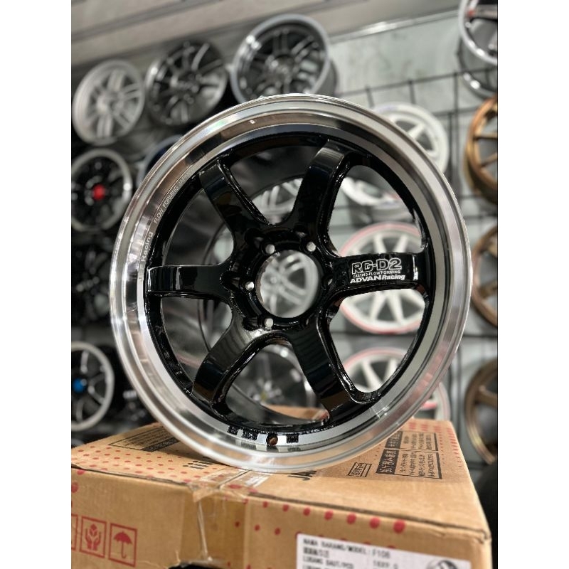 Jual velg mobil advan rg d2 r18 black lip polish pcd 6x139, 7 kondisi baru | Shopee Indonesia