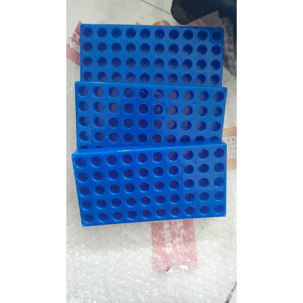 Jual [READY STOCK] Sample Vial Rack 50 Holes HPLC GC 1.5 - 2 mL ...