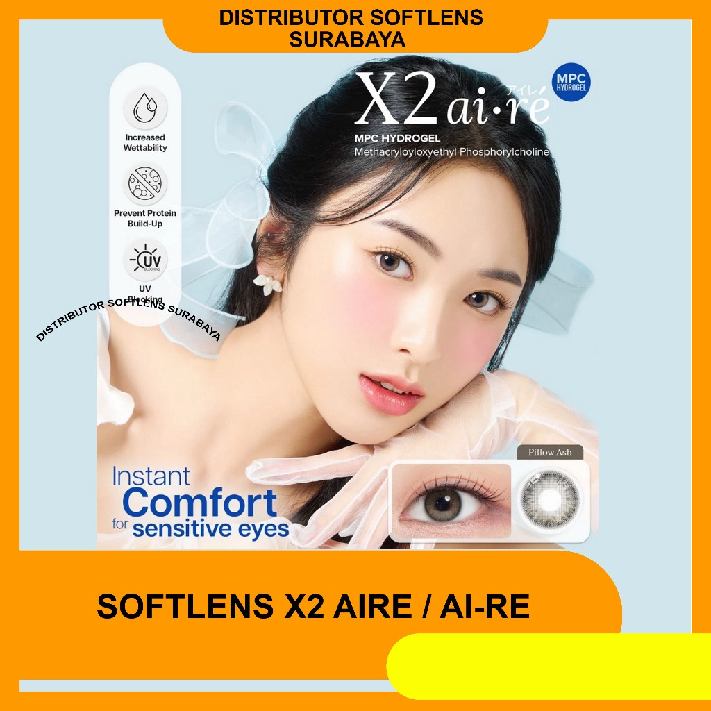 Jual Softlens X2 AIRE AI-RE MPC 14,5 MM G.DIA 13MM & 13,5MM Normal ...