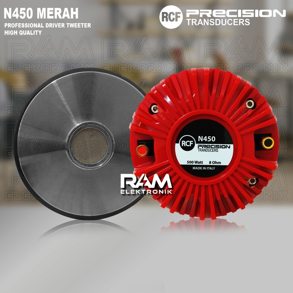 Jual Driver Twiter Tweter Tweeter RCF N450 | N 450 | N450 Merah Grade A | Shopee Indonesia