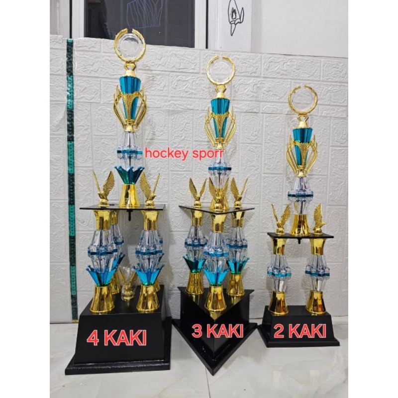 Jual Trophy 4 KAKI Piala 3 KAKI Piala Unik 1 SET 123 Piala Costum ...
