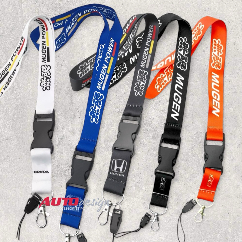 Jual Lanyard JDM Racing Part Mugen Name Tag Tali Gantungan HP Kunci ...