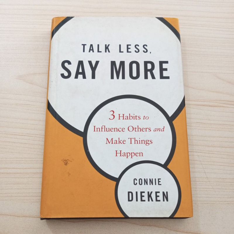 Jual BUKU TALK LESS SAY MORE BY CONNIE DIEKEN | Shopee Indonesia