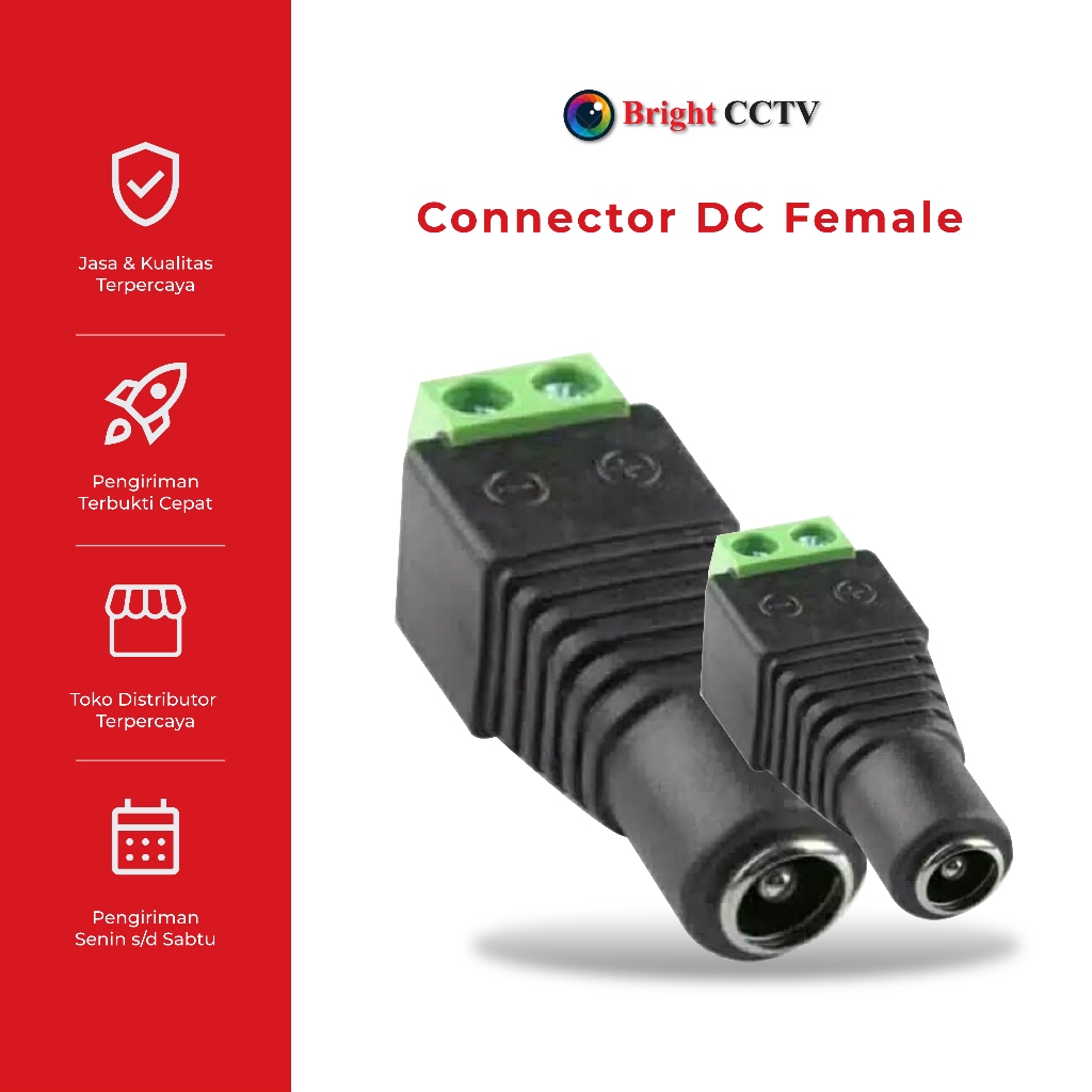 Jual Connector DC Female CCTV | Shopee Indonesia