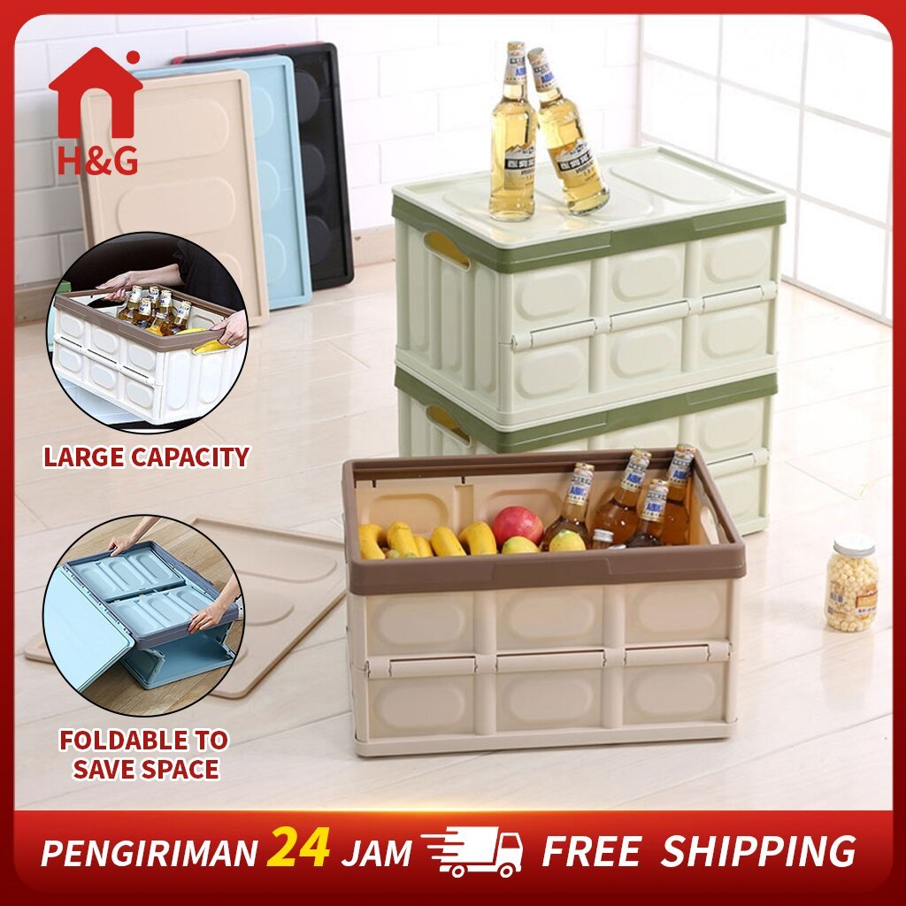 Jual Storage Box Lipat Folding Container Box Tempat Baju/Mainan Kotak ...