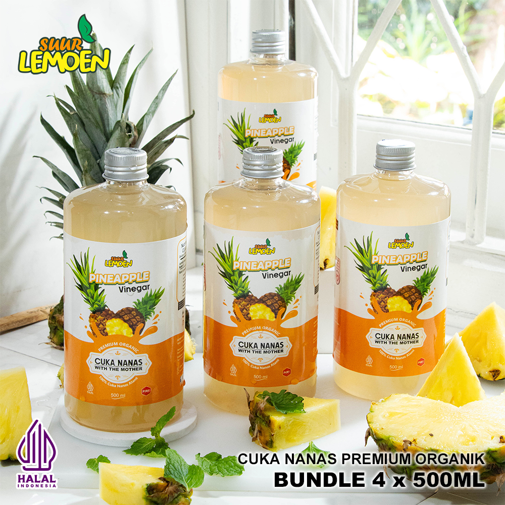 Jual Suur Lemoen Cuka Nanas Paket Hemat 2 Liter Original Untuk ...