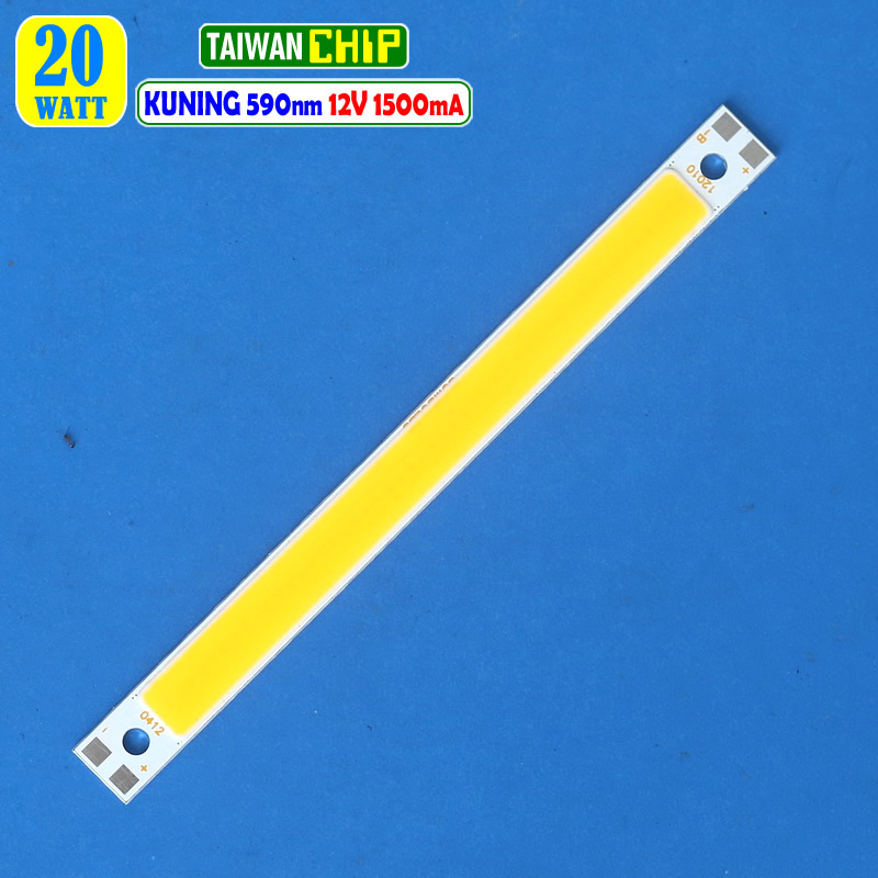 Jual DIY 12Cm Lampu Led Strip Kuning Keputihan 12V 20W Modul DRL COB ...