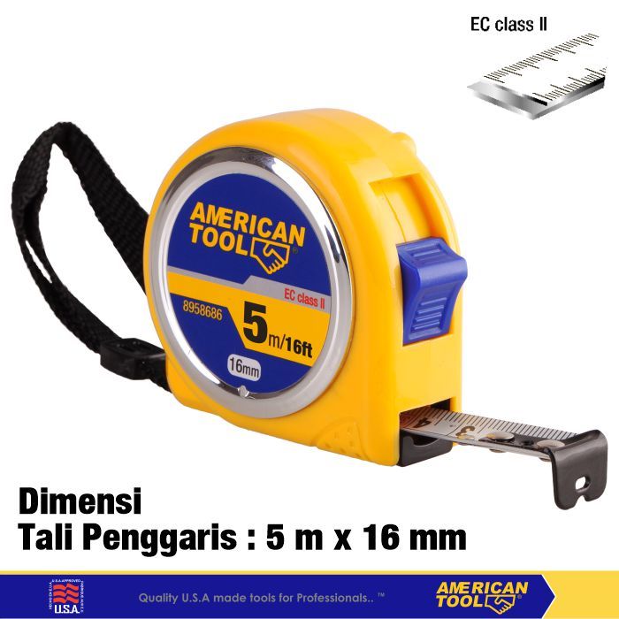 Jual American Tool Meteran 5 Meter / Measuring Tape 8958687 | Shopee ...