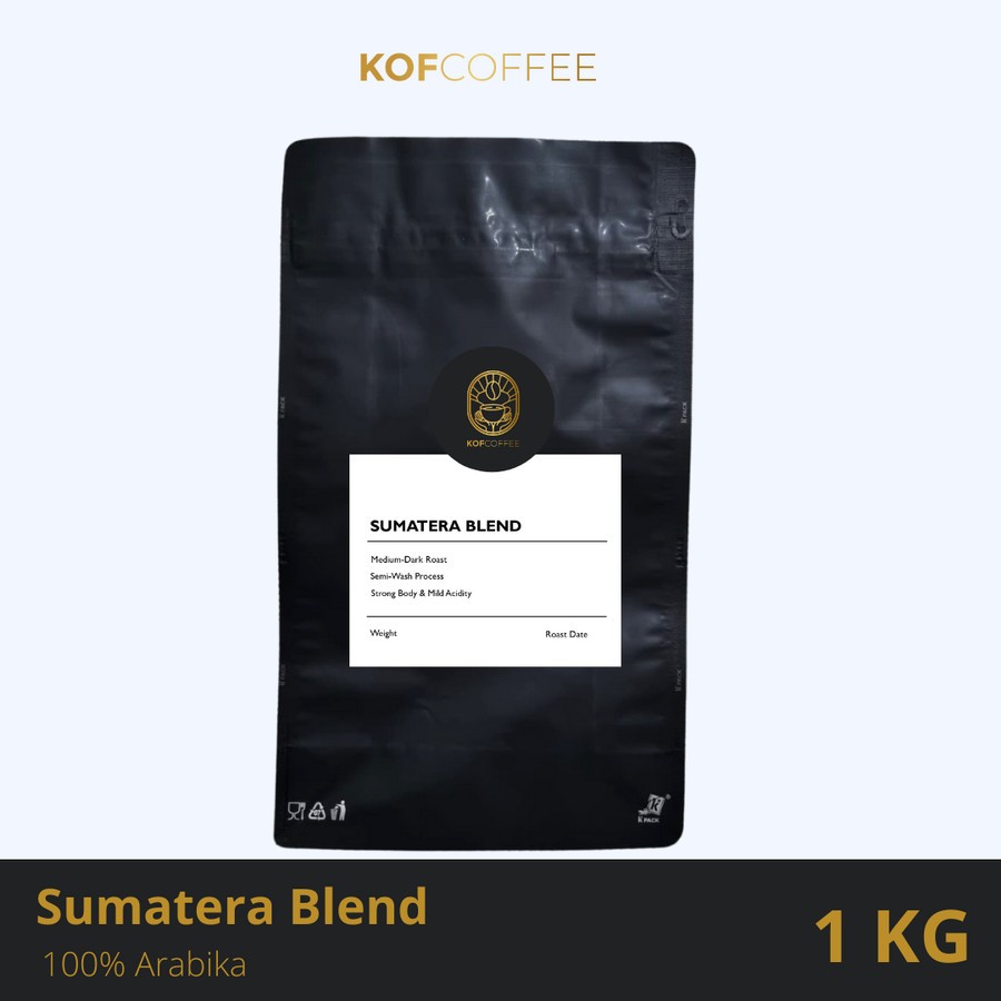 Jual KOF SUMATERA BLEND 100% ARABIKA 1KG - Filter Coffee - Espresso ...