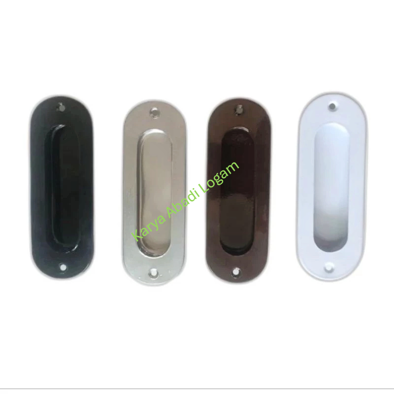 Jual Handle Pintu Tanam Sleding/Sliding Dorong Geser Com Oval 12 cm ...