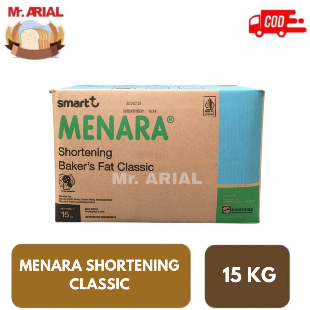 Jual MENARA SHORTENING BAKERS FAT CLASSIC @15 KG | Shopee Indonesia