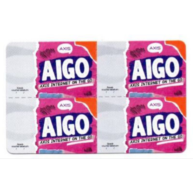 Jual Voucher Axis 4in1 Kosong Aigo / Zero / bahan Injek exp 1 Agustus ...