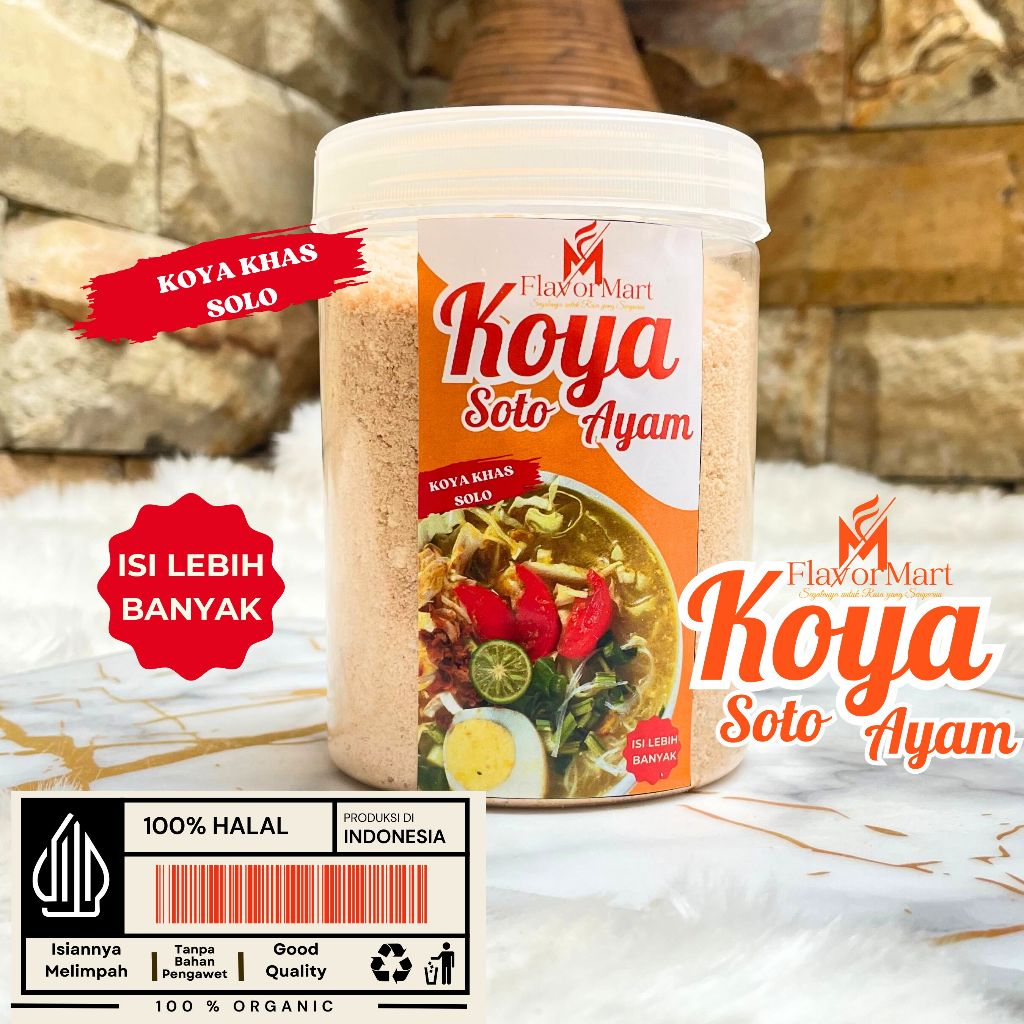 Jual Bubuk Koya Soto Ayam Khas Solo - Penyedap Rasa Sedap Soto Gurih ...