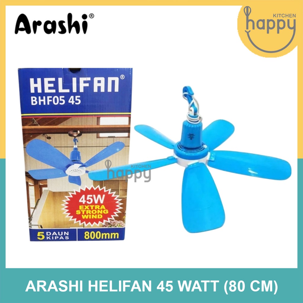 Jual Helifan Arashi Kipas Angin Gantung Plafon Helifan 45 Watt Ceiling ...