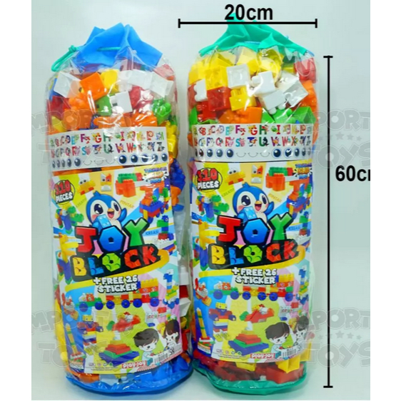 Jual Mainan Blocks 310 PCS Balok Susun Ukuran Besar Joy Blocks | Shopee ...