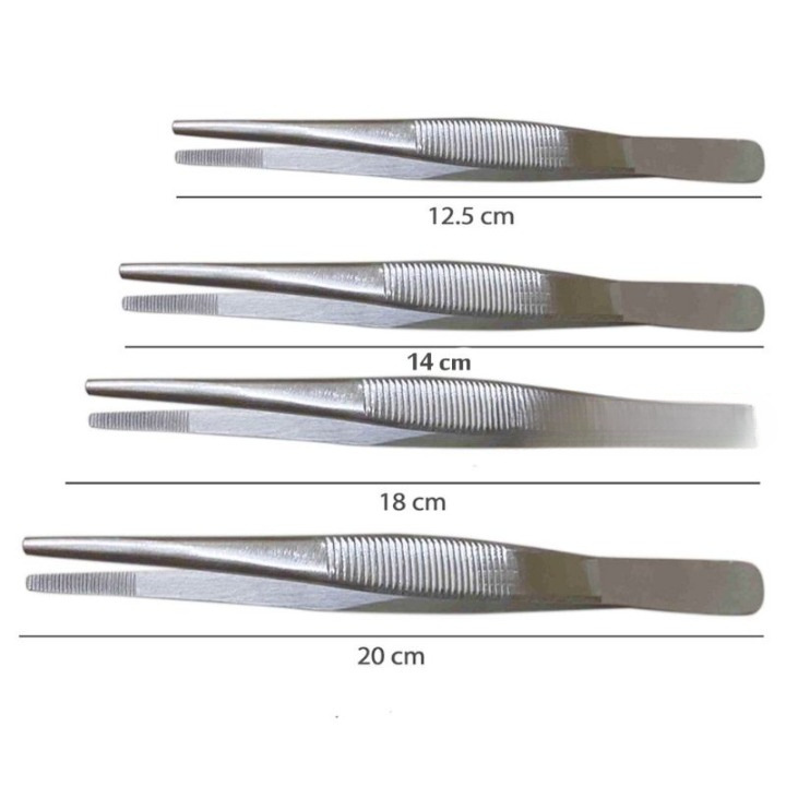 Jual Pinset Anatomis Ukuran 12,5cm Anatomi 12,5cm Pincet Medis Anatomy ...