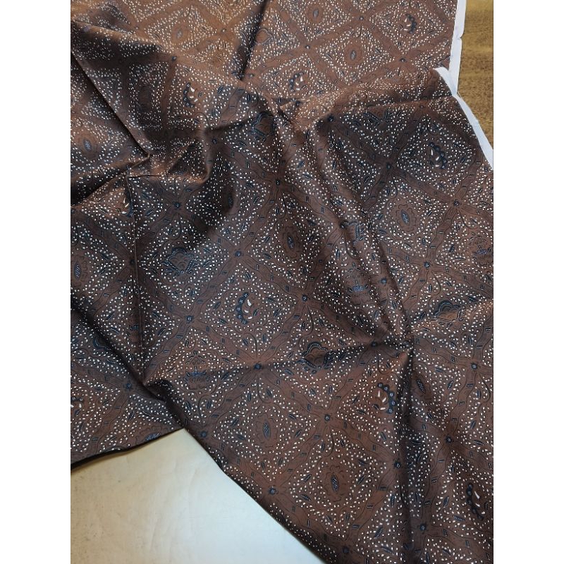 Jual KAIN JARIK BATIK MOTIF SIDOMUKTI COKLAT PEKAT | Shopee Indonesia