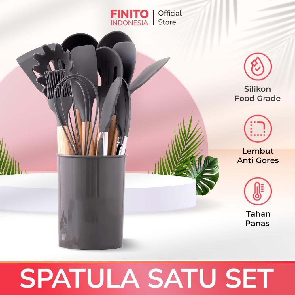 Jual spatula set/Sutil Slikon Spatula Alat Masak Seat/Spatula Peralatan ...