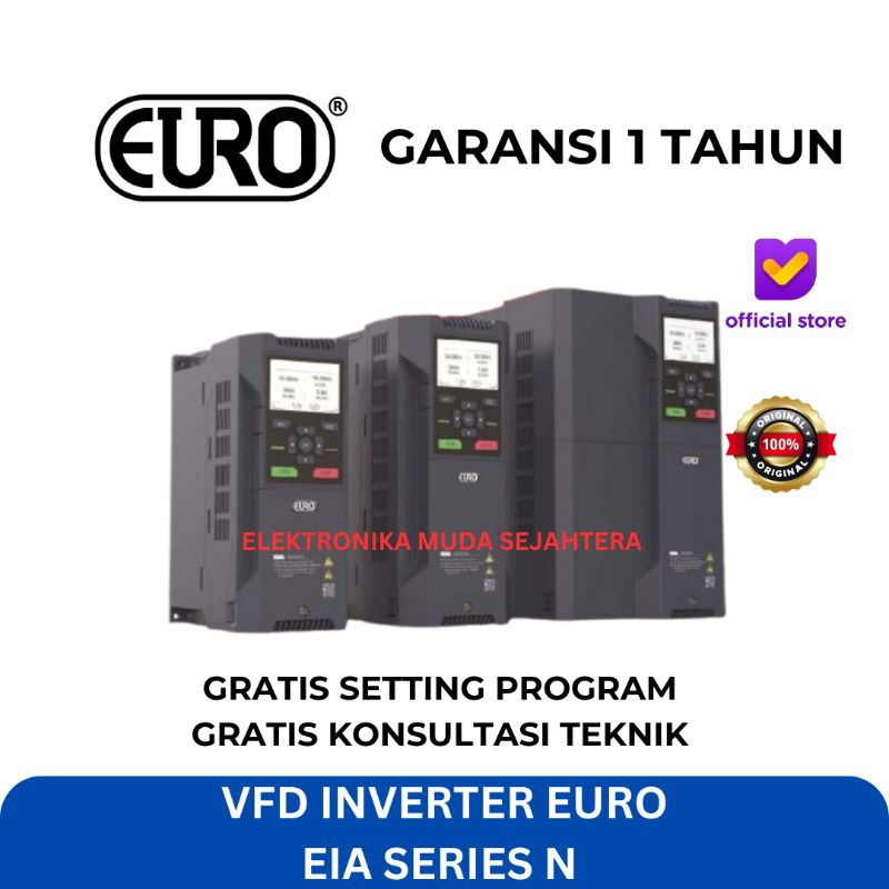 Jual Inverter EURO 1.5kW / 2HP 380V 3 PHASE | Shopee Indonesia