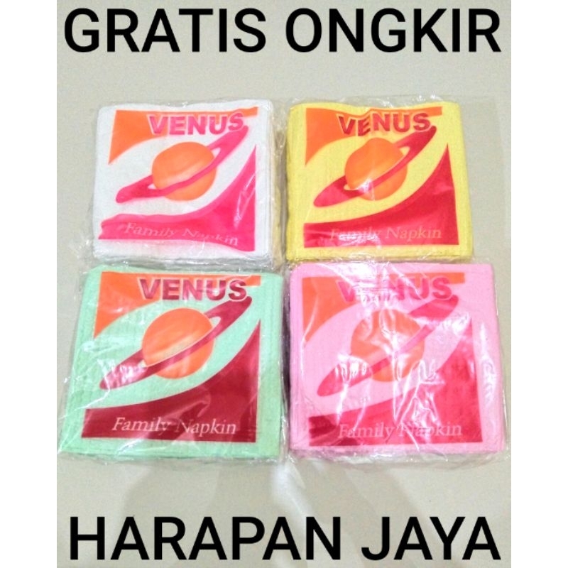 Jual VENUS Tisu Napkin 25 Lembar Warna Putih & Warna-Warni | Shopee ...