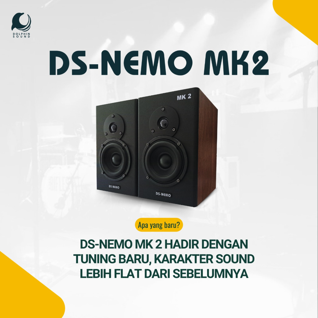 Jual Dolphin Sound DS NEMO MK2 Monitor Speaker | Shopee Indonesia