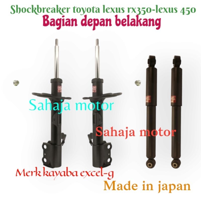Jual SHOCKBREAKER SHOCK DEPAN BELAKANG TOYOTA LEXUS RX350-LEXUS RX450 ...