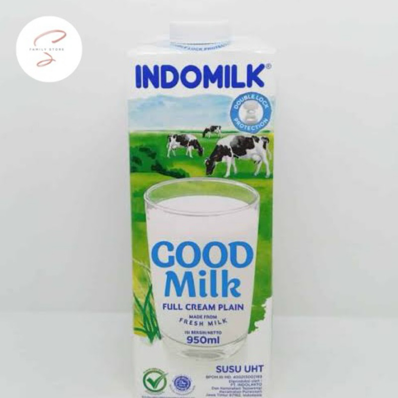 Jual Indomilk Susu Cair UHT Plain 950ml | Shopee Indonesia